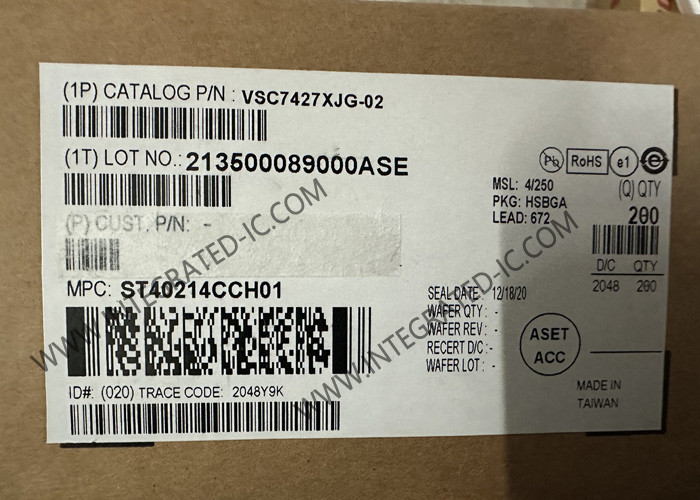 VSC7427XJG-02 26 Port Gigabit Ethernet Switch IC